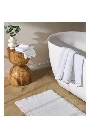 PERI HOME Scallop 4-piece Towel Set - Blush