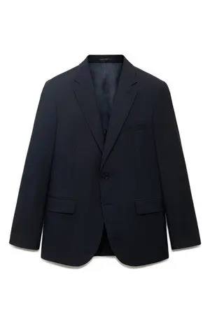 Mango Slim Fit Suit Blazer