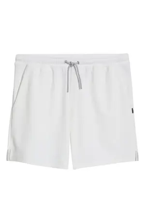 Johnnie-o Jumpin Rib Lounge Shorts - White
