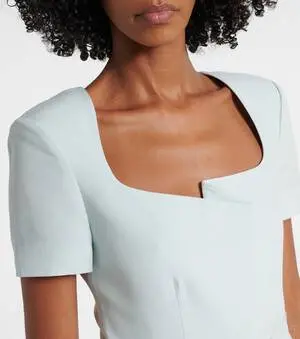 Roland Mouret Wool And Silk Midi Dress
