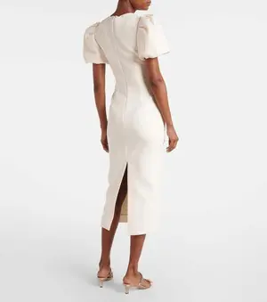 Rebecca Vallance Embellished Crêpe Cocktail Dress