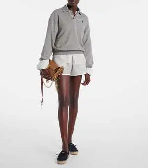 Polo Ralph Lauren Cotton-blend Polo Sweatshirt - Grey
