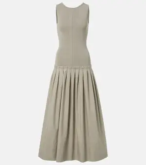 Women's Flared Hem Midi Day Dresses