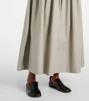 Proenza Schouler White Label Malia Pleated Maxi Dress - Neutrals