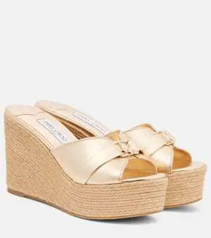 Jimmy Choo Metallic Espadrilles
