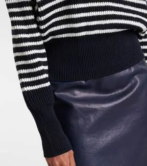 Altuzarra Tanessa Striped Cotton Sweater - Blue