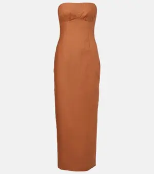 SIR. Evalita Linen Maxi Dress