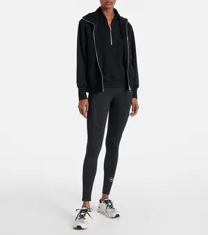 Varley Loretta Half-zip Jersey Vest - Black