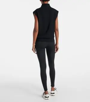 Varley Loretta Half-zip Jersey Vest - Black
