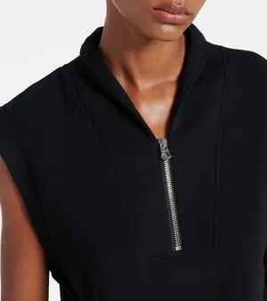 Varley Loretta Half-zip Jersey Vest - Black
