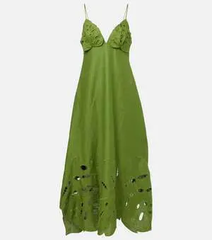 Green Linen Dresses
