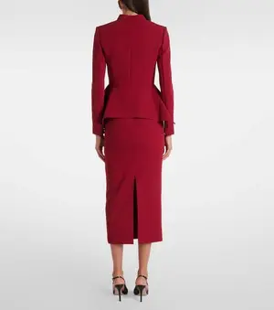 Roland Mouret Peplum Crêpe Jacket