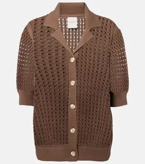 Varley Ellie Open-knit Shirt