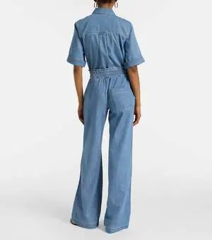 Veronica Beard Dunford Wide-leg Jeans