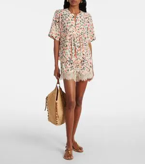 Ulla Johnson Calla Floral Silk Top