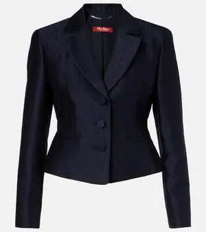 Max Mara Piera Cotton-blend Blazer