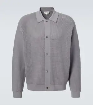 FRAME Open-knit Cardigan - Grey