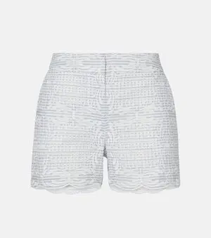 Veronica Beard Allen High-rise Shorts