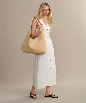 Jenni Kayne Raffia Isla Hobo Bag