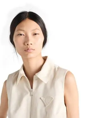Prada Chino Mini-dress - Neutral