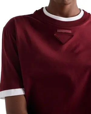 Prada Cotton Jersey T-shirt - Red