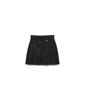 Prada Re-nylon Miniskirt - Black