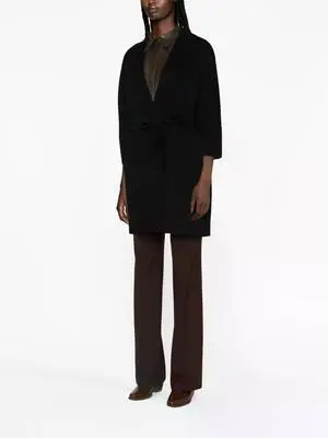 Max Mara Belted Virgin Wool Coat