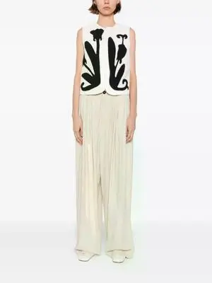 KINYAN LAM Appliqué Embroidered Vest
