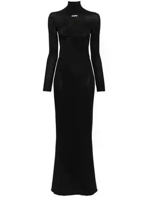 Off-White Slick Maxi Dress
