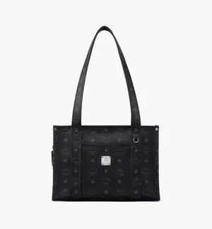 Mcm Aren Shopper Tote - Black