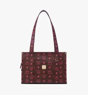 Mcm Aren Shopper Tote - Cinnamon