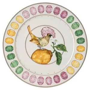 SWAROVSKI Idyllia Service Plate - Multicolored