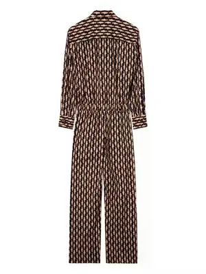 La DoubleJ Pilot Jumpsuit Fish Print