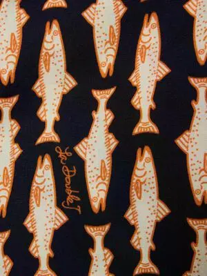 La DoubleJ Pilot Jumpsuit Fish Print