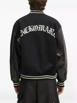 WACKO MARIA Contrast-sleeves Varsity Jacket