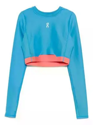 On Long-sleeved Crop Top
