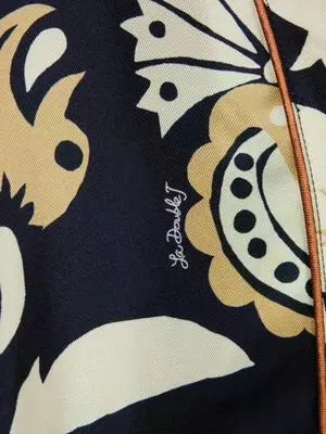 La DoubleJ Floral-print Wrap Dress - Blue