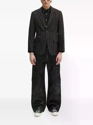 WACKO MARIA Pinstripe Single-breasted Blazer
