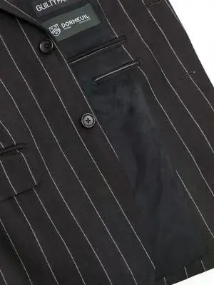 WACKO MARIA Pinstripe Single-breasted Blazer