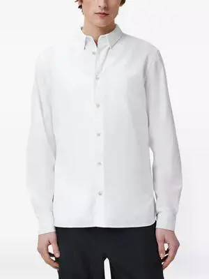 ALLSAINTS Haven Logo-embroidered Shirt - White