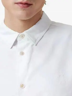 ALLSAINTS Haven Logo-embroidered Shirt - White