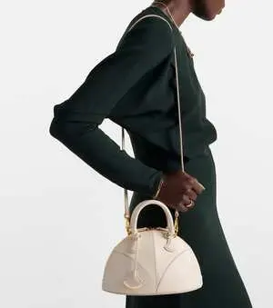 BVLGARI Marquise Small Leather Top-handle Bag