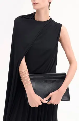 Co Asymmetric Viscose Jersey Dress