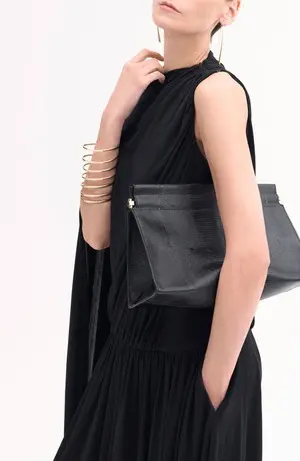 Co Asymmetric Viscose Jersey Dress