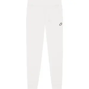 DALIX Ghost Mode Midweight Fleece Jogger Pant - White