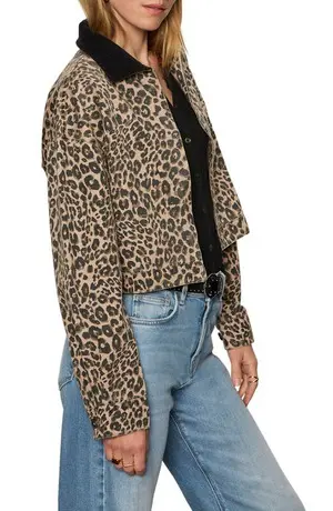 Sanctuary Leopard Print Barn Jacket