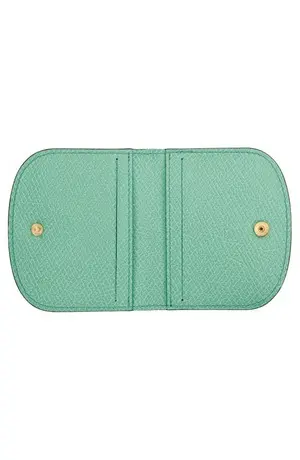 Longchamp Epure Leather Card Case - Mint