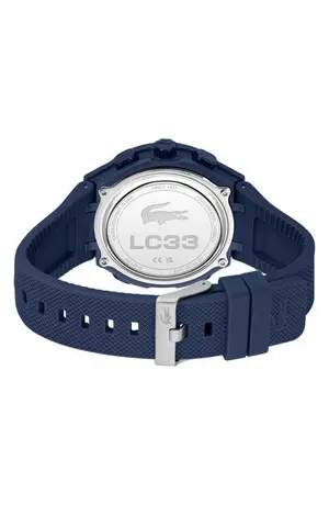 Lacoste Silicone Strap Watch - Navy