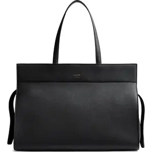 Khaite Crosby Leather Tote - Black