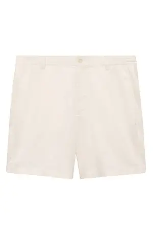 Mango Slim Fit Bermuda Shorts - Ecru